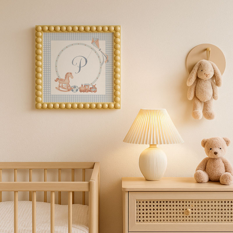 Moldura Luna Na Cor Creme de Avelã - Renata Costa Arte